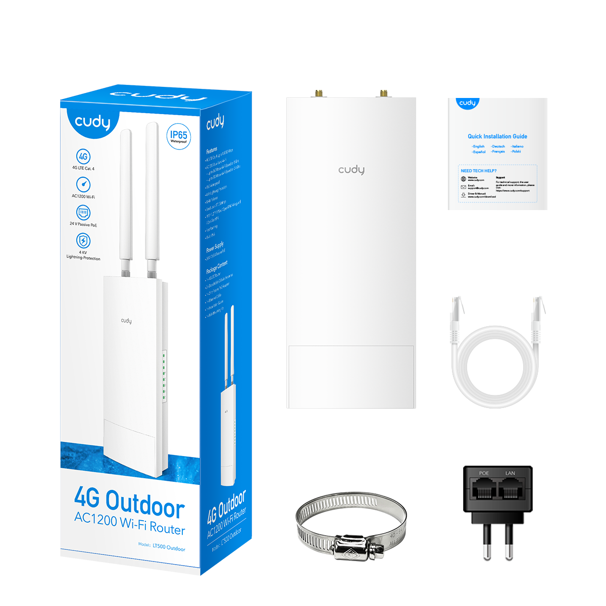 Networking :: Routers :: 4G Routers :: Cudy Outdoor 4G LTE Cat4 ...