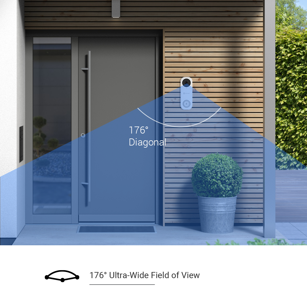 CCTV / Security :: Video Doorbells :: EZVIZ DB1 PRO - Wired WiFi Video ...