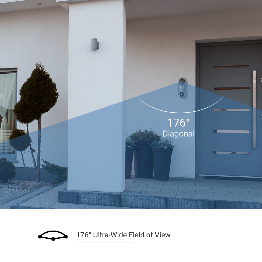 CCTV / Security :: Video Doorbells :: EZVIZ DB2 PRO Grey - Battery ...